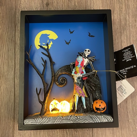 Disney | Other | Nightmare Before Christmas Light Up Shadow Box | Poshmark